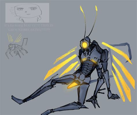 Rule 34 1boy Alternate Universe Bug Glowing Penis Humanoid Non Human