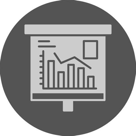 Declining Graph Solid Grey Circle Icon 67500429 Vector Art At Vecteezy