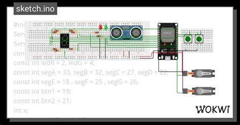 Projeto Estacionamento Copy Wokwi Esp32 Stm32 Arduino Simulator