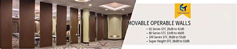 Operable Partition Commercial Ceilings Partition Walls Glass Partition Movable Partition