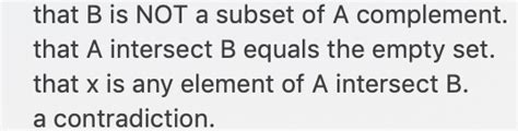 Solved 6 Use An Element Argument To Prove The