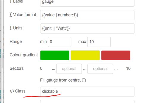 Can Make Ui Gauge Clickable Dashboard Node Red Forum