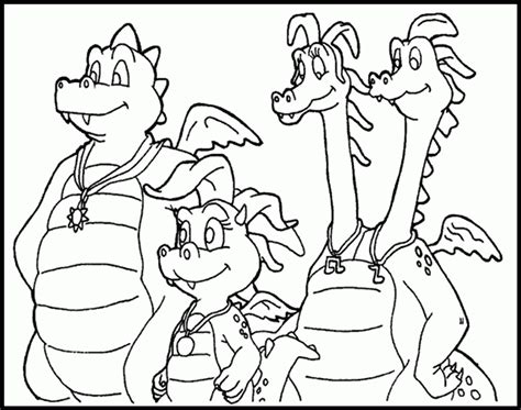 Dragon Tales Coloring Pages Cassie