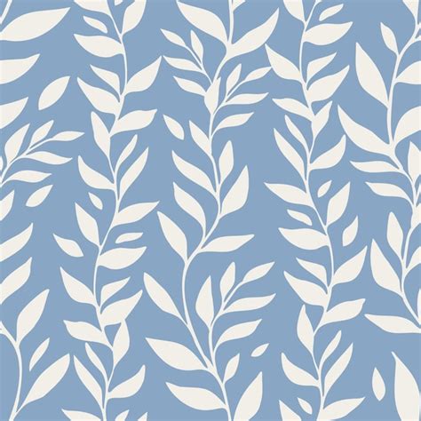 Premium Vector Bright Foliage Decorative Seamless Pattern Repeating Background Tileable