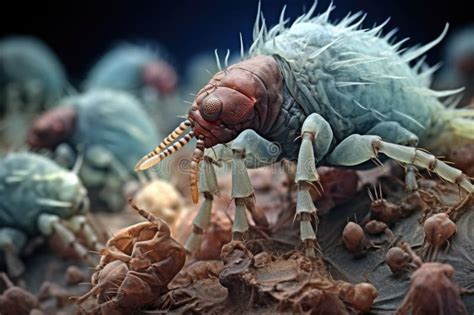 Dust Mite Under The Microscope Stock Illustration Illustration Of Tick Allergy 295931642