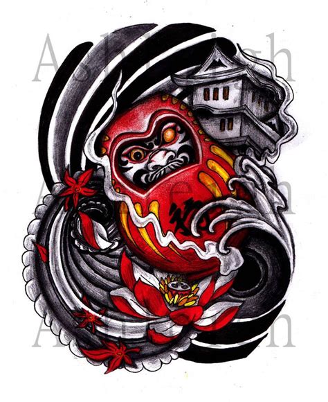Japanese Daruma Doll By Tattoosbyashleigh On Deviantart Doll Tattoo