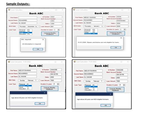 Solved Bank Abc Wants You To Design An Application To