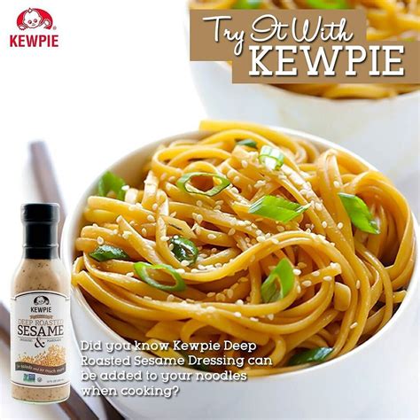 Sesame Noodles Recipe With Kewpie Deep Roasted Sesame Dressing