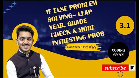 C If Else Problems Mastering Oddeven Voting Eligibility Grades Leap Years And Case