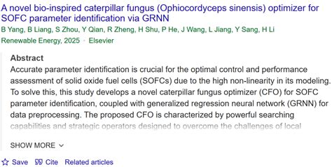 冬虫夏草优化算法cfo 2025年7月sci一区新算法 公式原理详解与性能测评 Matlab代码免费获取caterpillar Fungus Ophiocordyceps