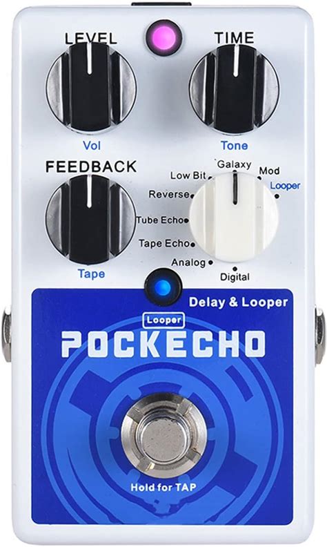Btuty Delay And Looper Guitar Effect Pedal Pockecho 8 Delay Effects Max 300s Loop Time Tap Tempo