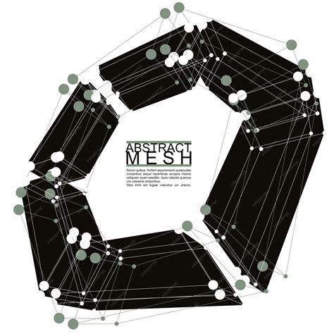 Premium Vector Abstract Vector Background Modern Style Technology And Science Theme Layout