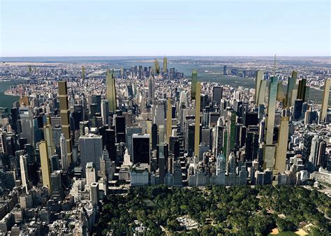 Shadows Cast By Super Tall Towers In Manhattan Spark A Protest