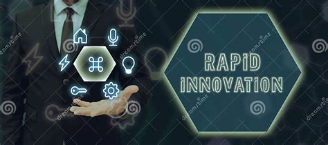 Text Caption Presenting Rapid Innovation Business Concept Characteristic Of A Website That