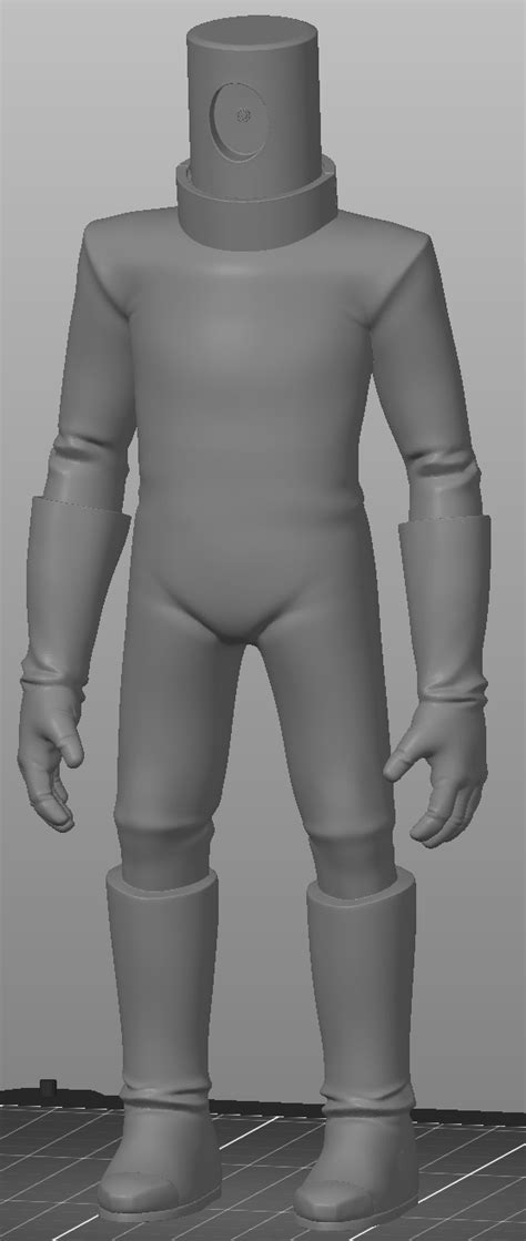 80cm Black Cyclops Robot Xl Print Von M J Caboose Kostenloses Stl Modell Herunterladen