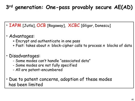Ppt Eax A Two Pass Authenticated Encryption Mode Powerpoint