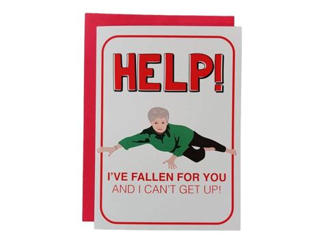 Help Ive Fallen For You And I Cant Get Up Etsy