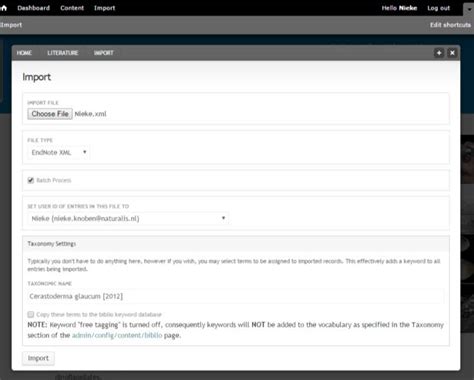 Import Endnote References Edit A Literature Reference From The Home Download Scientific