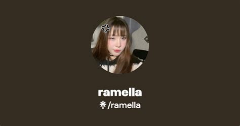 Ramella Instagram Facebook Tiktok Linktree