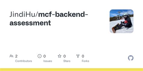 GitHub JindiHu Mcf Backend Assessment