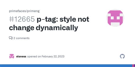 P Tag Style Not Change Dynamically Issue Primefaces Primeng GitHub