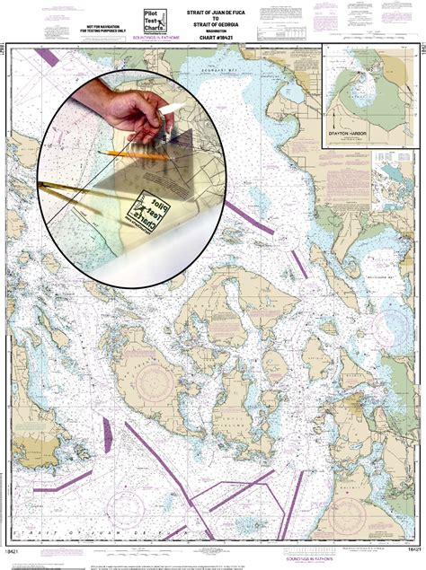 Strait Of Juan De Fuca To Strait Of Georgia Washington Chart 18421 Pilot Test Charts