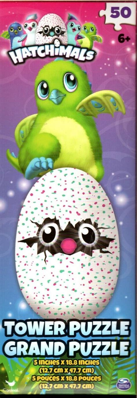 Hatchimals 50 Piece Tower Jigsaw Puzzle V2 Pelican Industrial