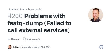 Problems With Fastq Dump Failed To Call External Services · Biostars