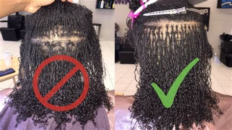 Microlocs Sisterlocks Retighten On Fine Low Density Hair What Its Like Before And After In