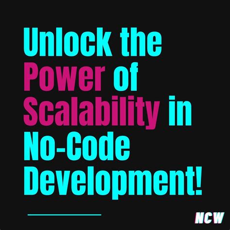 Nocode Scalability Techinnovation Nocodetools Nocodedevelopment