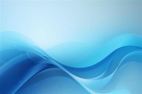 Premium Photo Blue Color Waves Particle And Geometric Abstract