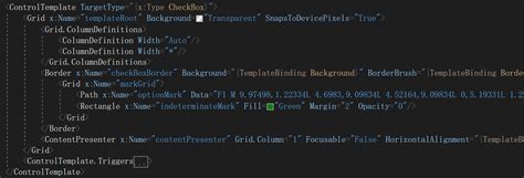 wpf checkbox控件模板 薛定谔的小灯泡 博客园