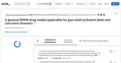 A General Emms Drag Model Applicable For Gas Solid Turbulent Beds And Cocurrent Downers [scite