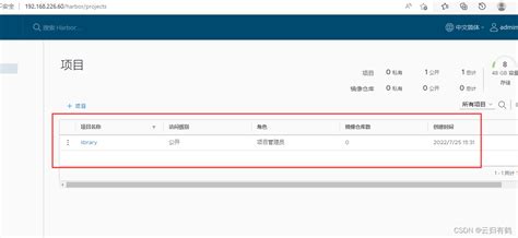 docker终章之harbor私有库 harbor database csdn博客