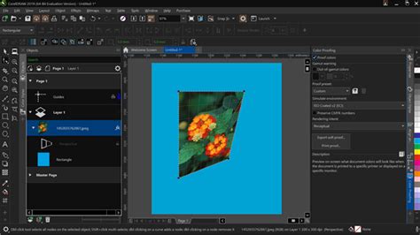 RE Error Bitmap Perspective In CorelDRAW