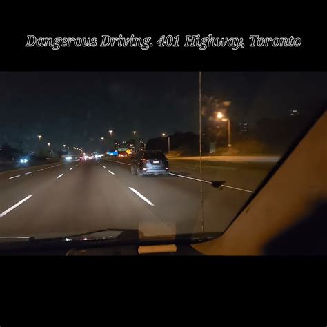 Dangerous Driving 401 Highway Toronto Youtube