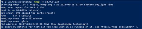 Nmap OS Detection Fingerprint Operating Systems Quickly