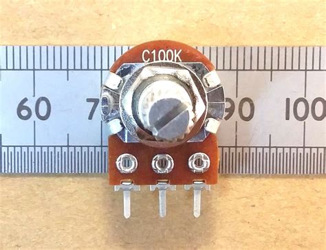 Reverse Logarithmic Potentiometer C Track Anti Log Splined T18 Etsy