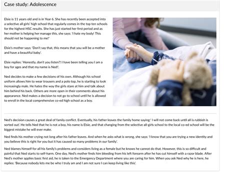 Solved What Is The Persons Primary Concern How Has This