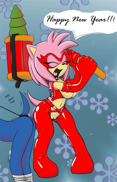 Rule 34 Amy Rose Anthro Armwear Ass Bent Over Blue Body Bottomwear
