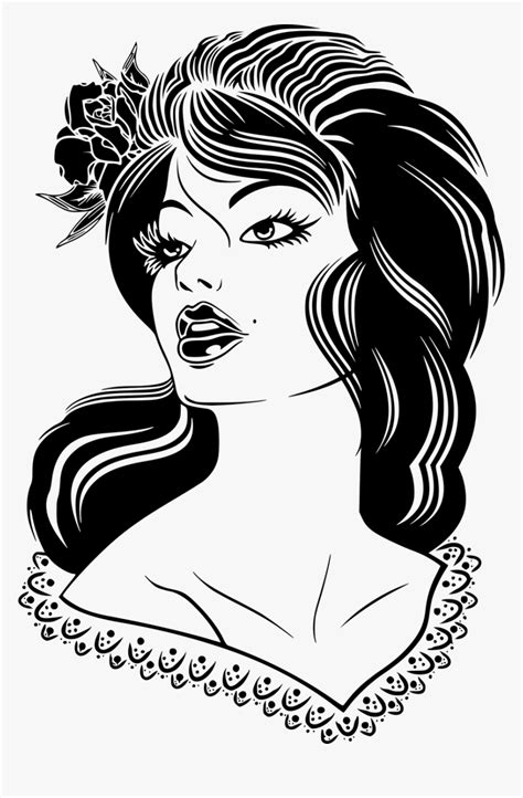 Senorita Drawing Hd Png Download Transparent Png Image Pngitem