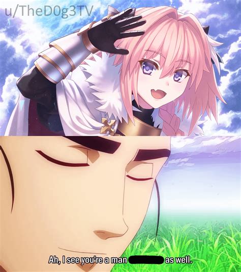 Astolfo Meme Posted Again Because I Got The Name Wrong Ranimemes