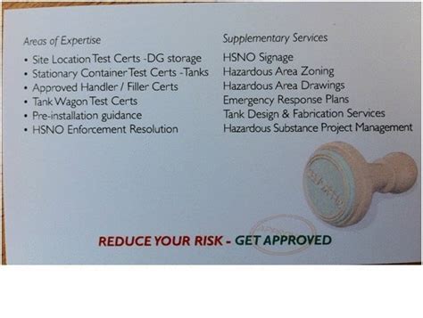 Approved Hsno Certification Limited Dunedin New Zealand