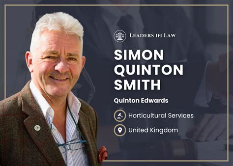 Leaders In Law Is Delighted To Endorse Simon Quinton Smith As Our
