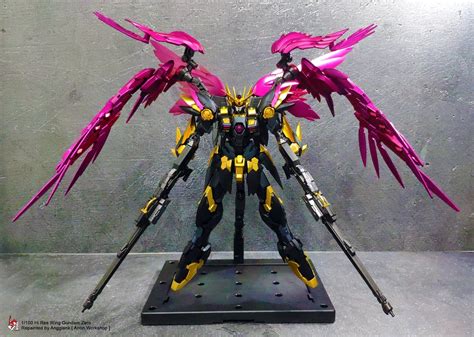 Painted Build Hirm 1100 Wing Gundam Zero Rebellion