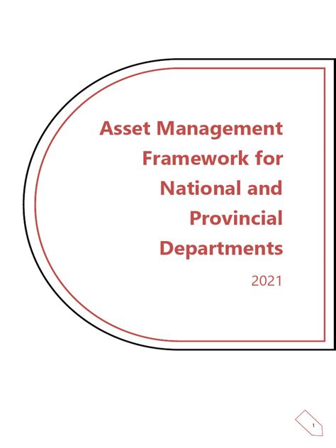 Asset Management Framework For National And Provincial Departments Pdf Asset Management
