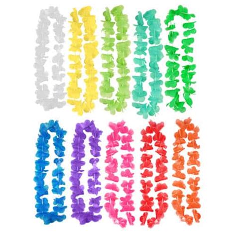 Hawaiian Flower Leis Partyrama