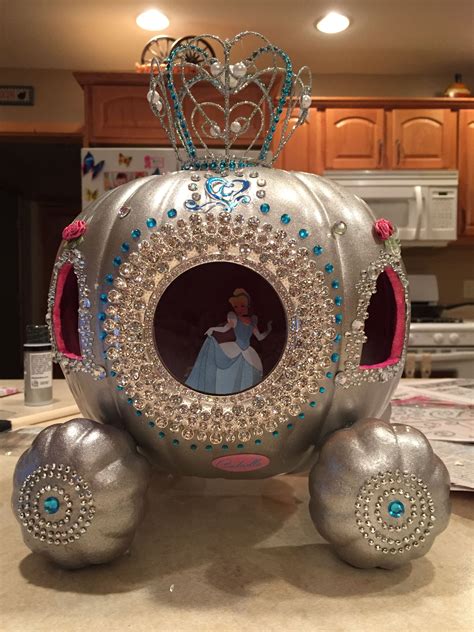 Recreate Cinderella S Pumpkin Carriage By Using A Large White Pumpkin