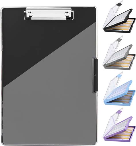clipboard with storage cleaview clip boards 8 5x11 with 2
