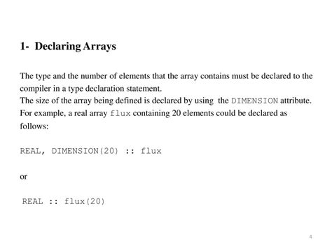 programming for nuclear engineers lecture 6 arrays ppt download